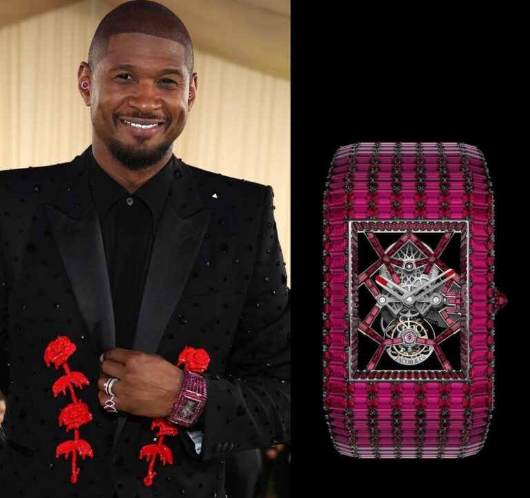 Met Gala: Usher ostenta relógio Jacob & Co avaliado em US$ 3 milhões, o ...