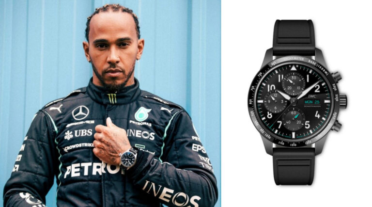 Orologio IWC di Lewis Hamilton raccoglie 1,5 milioni di R$ - Desejo Luxo