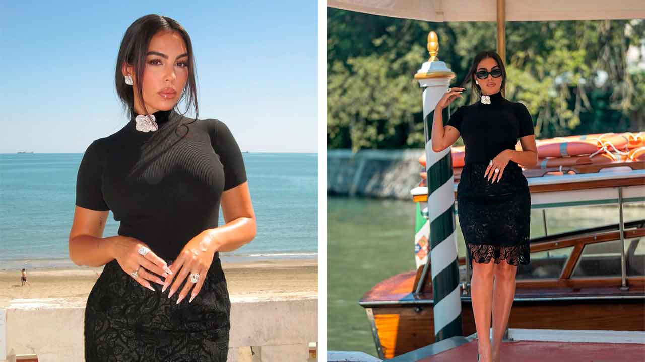 Georgina Rodríguez steals the show in Venice with a 30-carat engagement ...