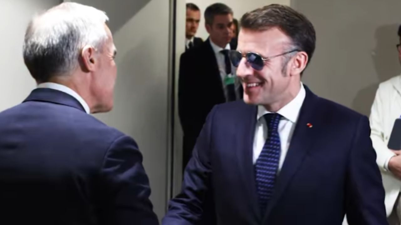 How much do Macron’s sunglasses cost and what brand are they? - Desejo Luxo